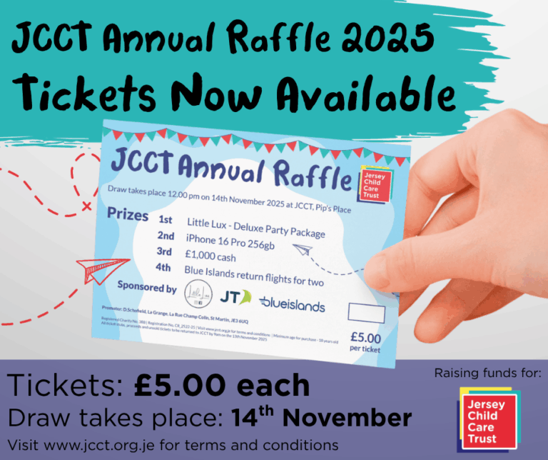 JCCT Annual Raffle 2025 - Tickets Now Available | Jersey Child Care Trust